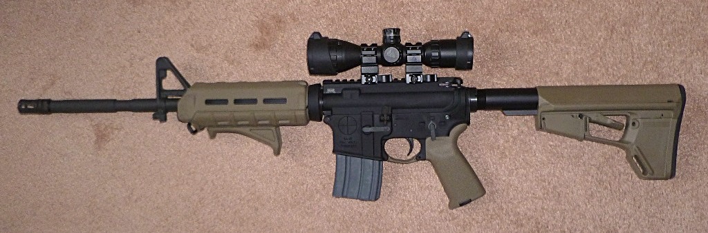 My "orphan" PSA "M4" upper has a new look and a new home of its own ...