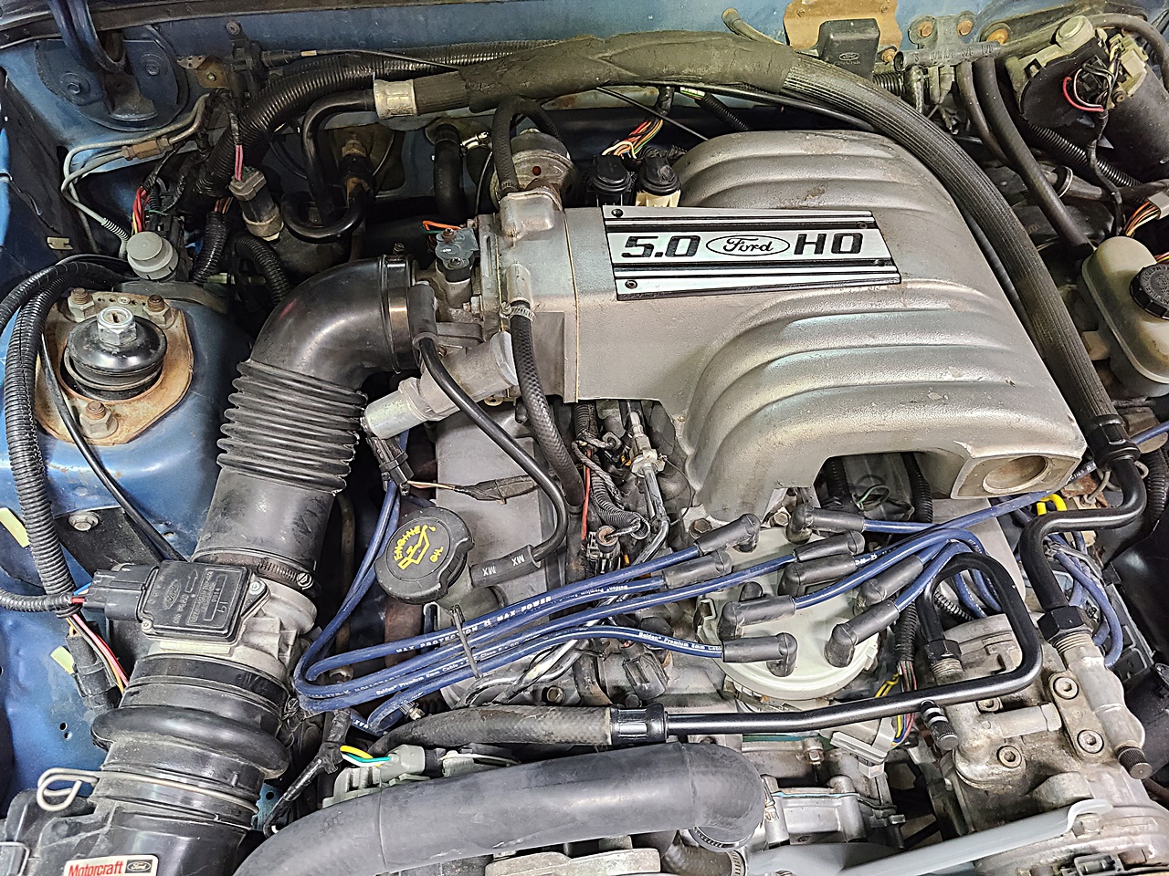 89 5.0 LX work today: got some codes and found an unconnected elec ...