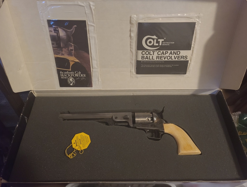 Picked up my first and second Colt C&B revolvers: 2nd Gen 1851 Navy and ...