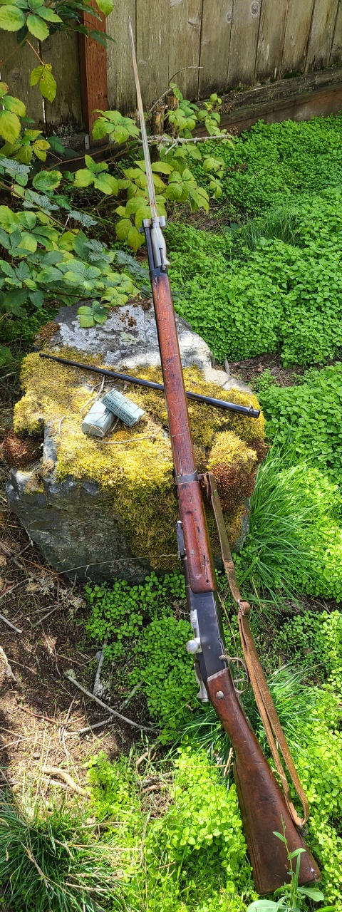 Just received: Lebel rifle in nice shape. 1917 rebarrel/rebuild ...