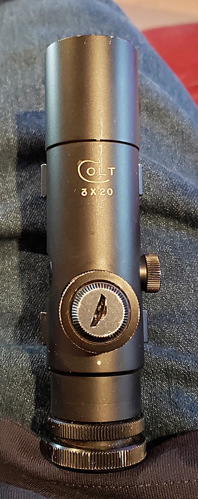 Picked up a Colt 3x20 scope today > AR-15 / M-16 Retro Forum > AR15.COM
