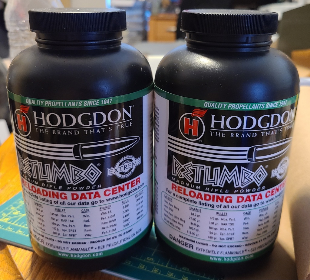 WTS: Fresh RETUMBO powder, 2 lbs, WA local only - AR15.COM